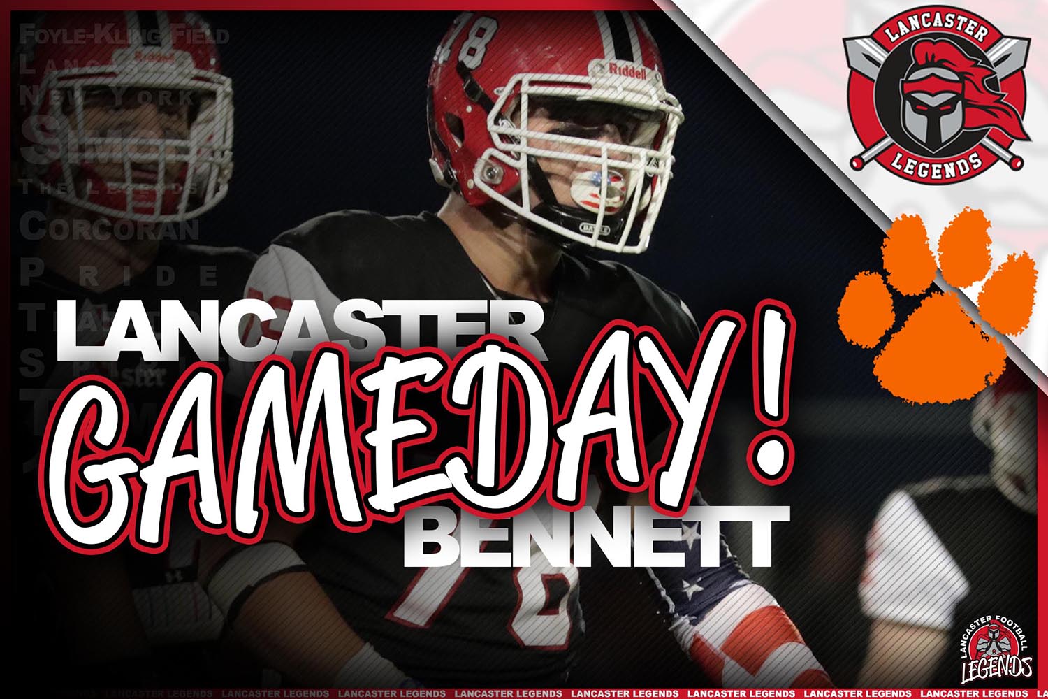 Lancaster Legends vs Bennett Tigers September 27th, 2018