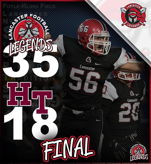 Lancaster Legends Football vs. Hutch Tech September 7th 2018